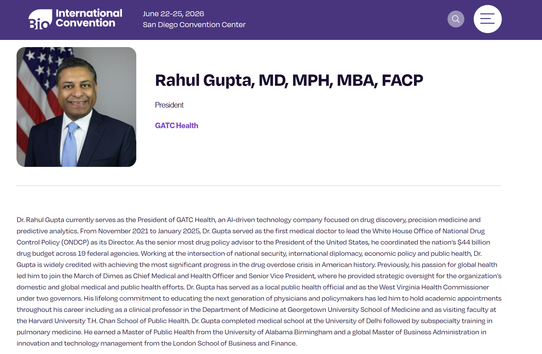 GATC Health Showcases Regulatory Innovation using Advanced AI at BIO ...